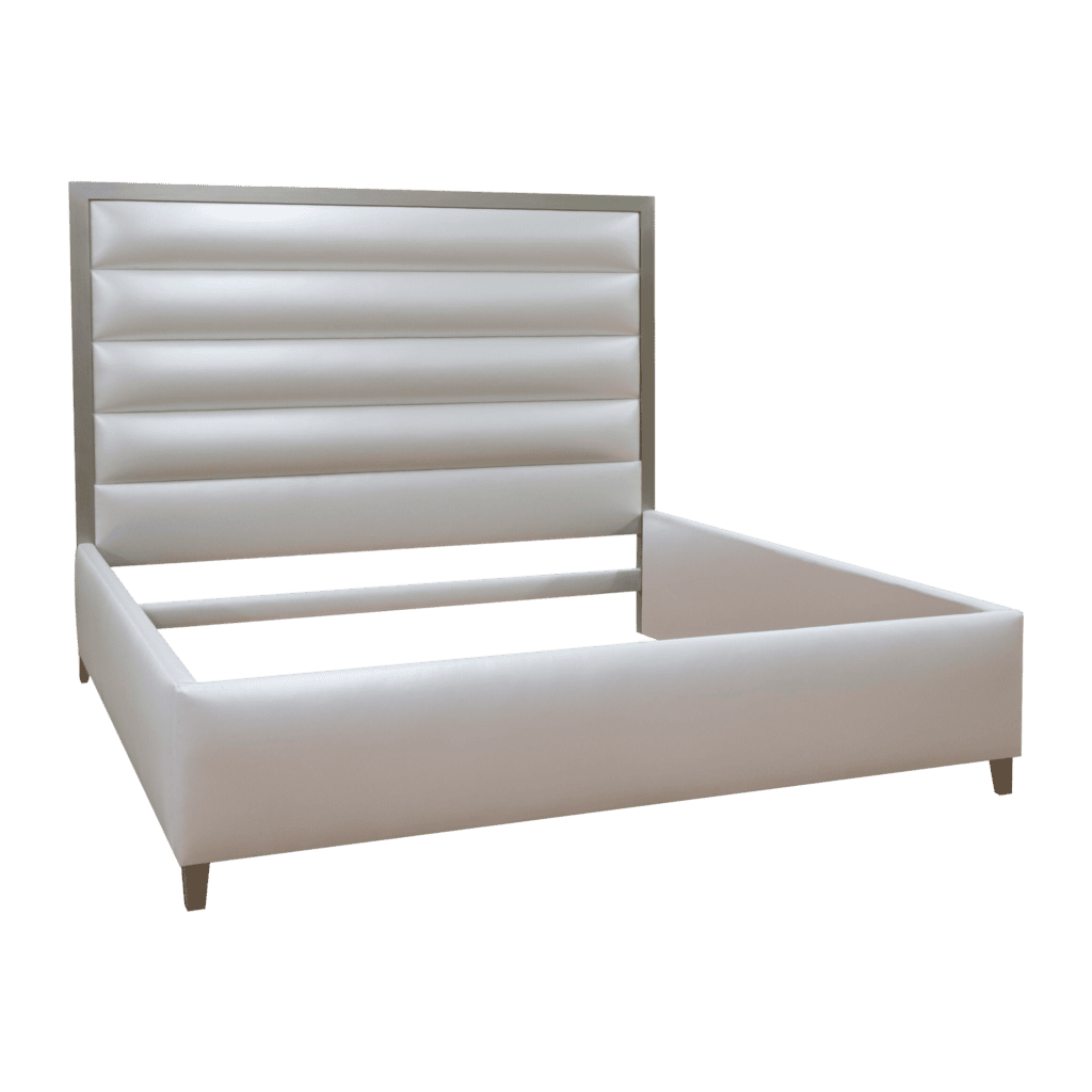 Upholstered Bed | Horizontal Tufting | Tapered Legs | Fremarc Designs ...