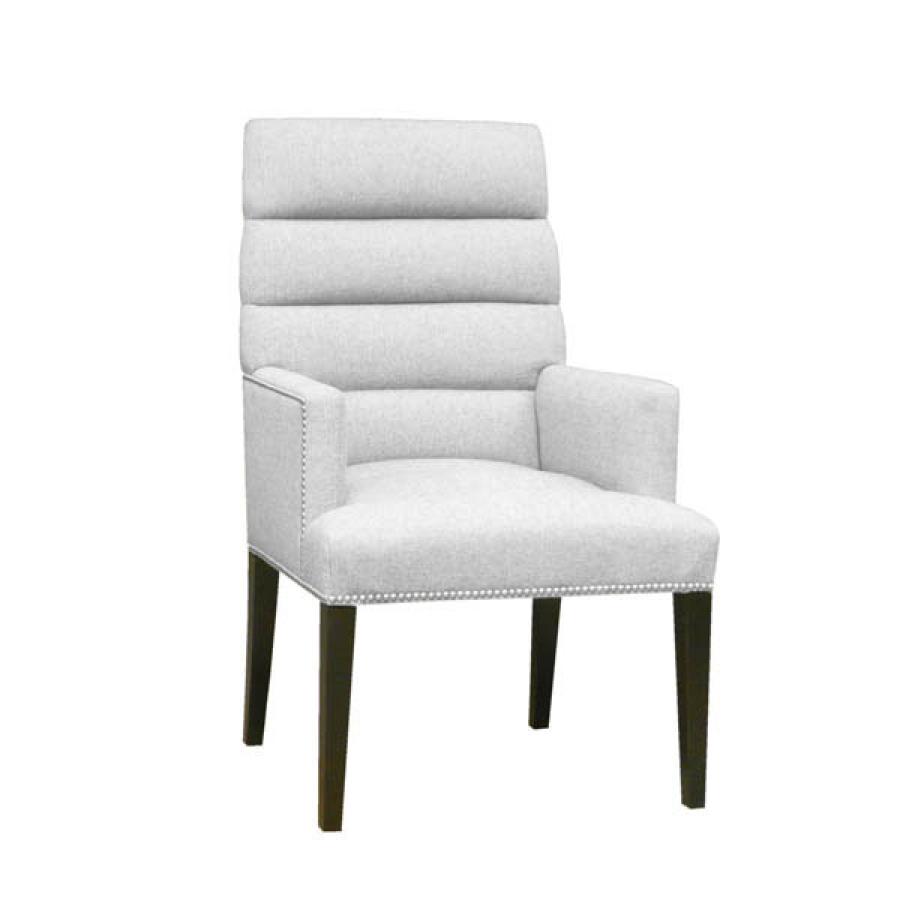 Tapered Back Channeled Arm Chair | Fremarc Designs Collection